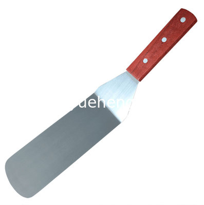 Trail Order Pizza Shovel Of Food Turener BBQ Spatula Steak turner With Wooden Handle